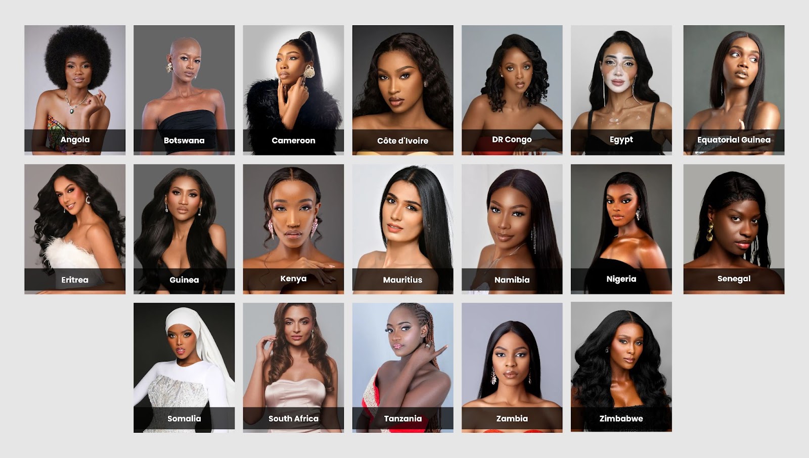 Meet The 19 African Contestants At Miss Universe 2024 - Roundcheck ...